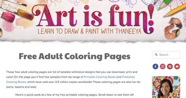 Best online coloring for adults: 7 free websites - Colorscapes
